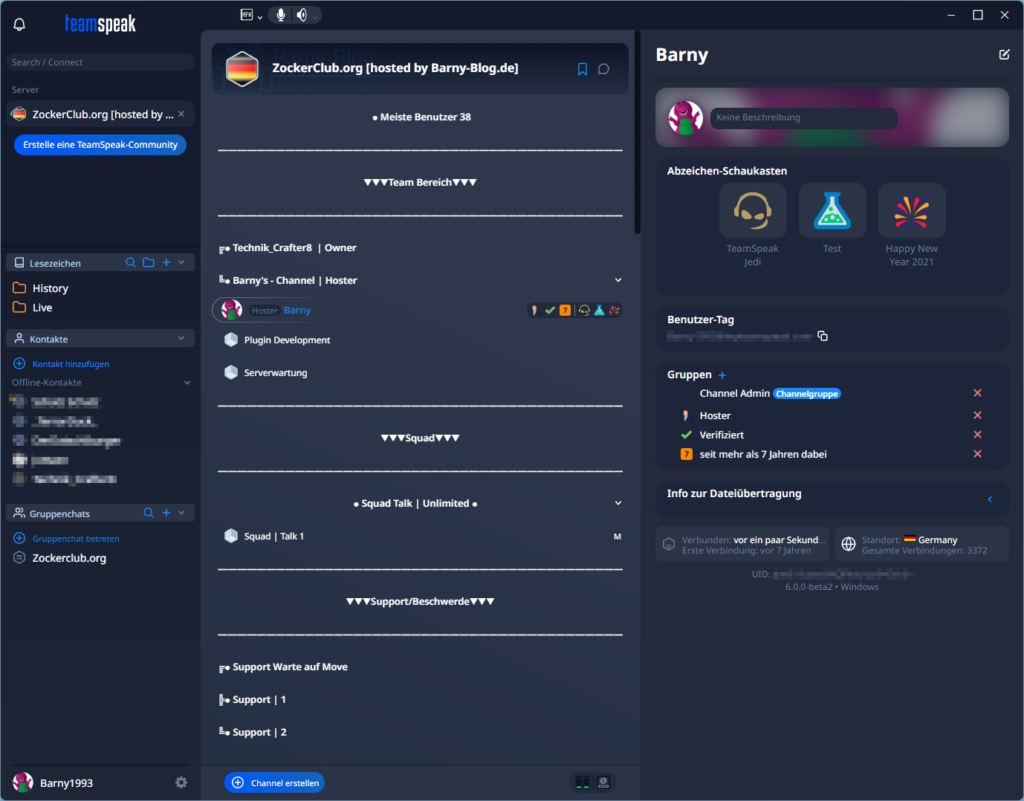 Teamspeak 6 – Zockerclub Gaming
